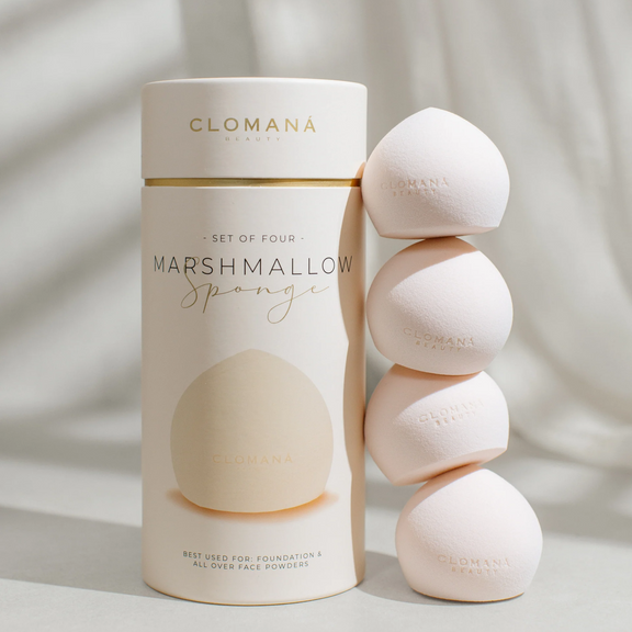 Clomana Beauty - Marshmallow Sponge Set of Four Shape 2
